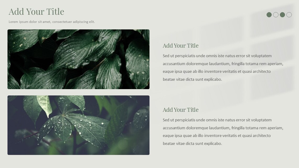 Minimal Modern Clean Report Powerpoint Template - Etsy