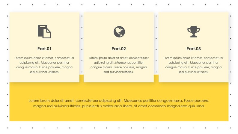 Yellow Minimal Work Report Powerpoint Template - Etsy