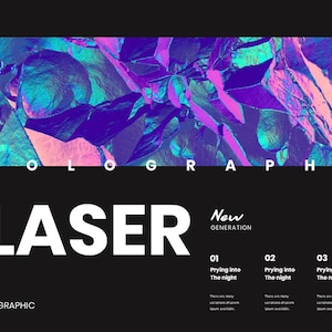 Minimal Magazine Style Laser Powerpoint Template - Etsy