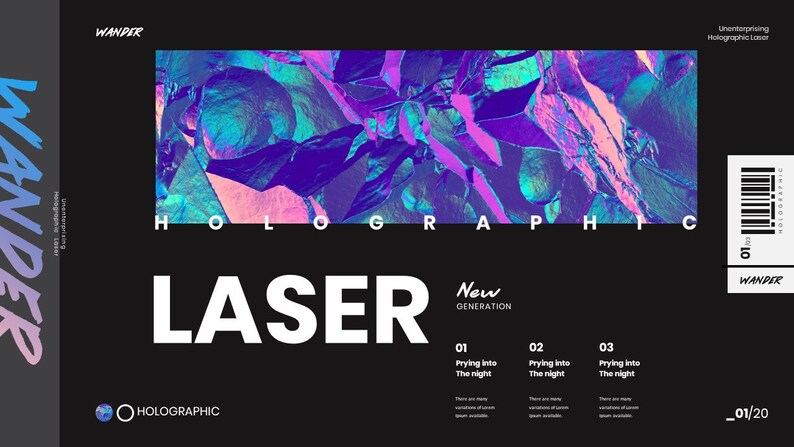 Minimal Magazine Style Laser Powerpoint Template - Etsy