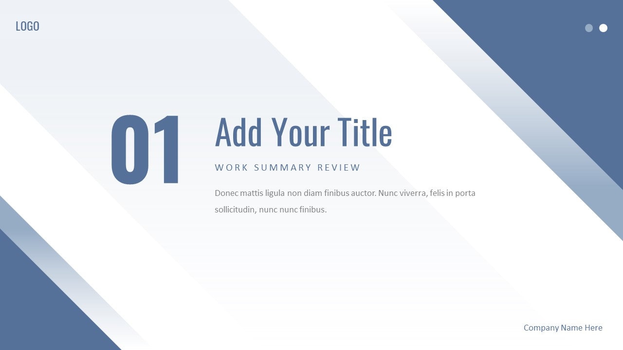 Minimal Work Summary Powerpoint Template - Etsy