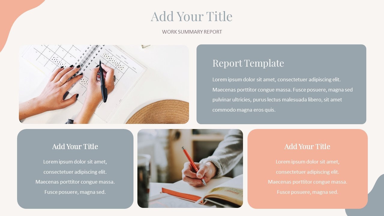 Minimal Modern Clean Powerpoint Template - Etsy
