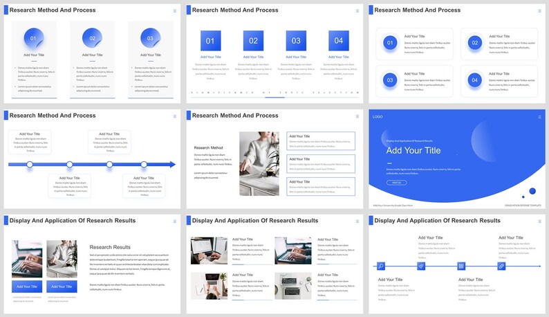 Minimal Clean Graduation Defense Powerpoint Template - Etsy