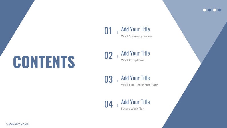 Minimal Blue Business Powerpoint Template - Etsy