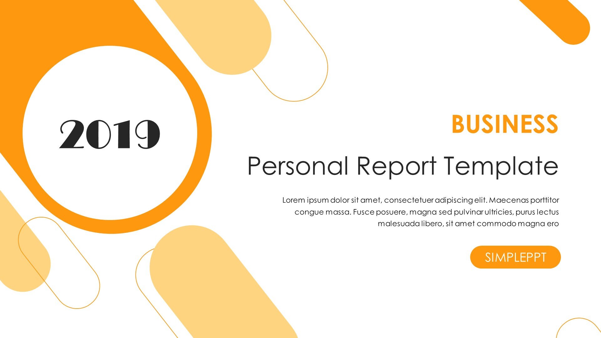 Minimal Business Report Template - Etsy