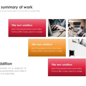 Creative Gradient Business Report Powerpoint Template03 - Etsy