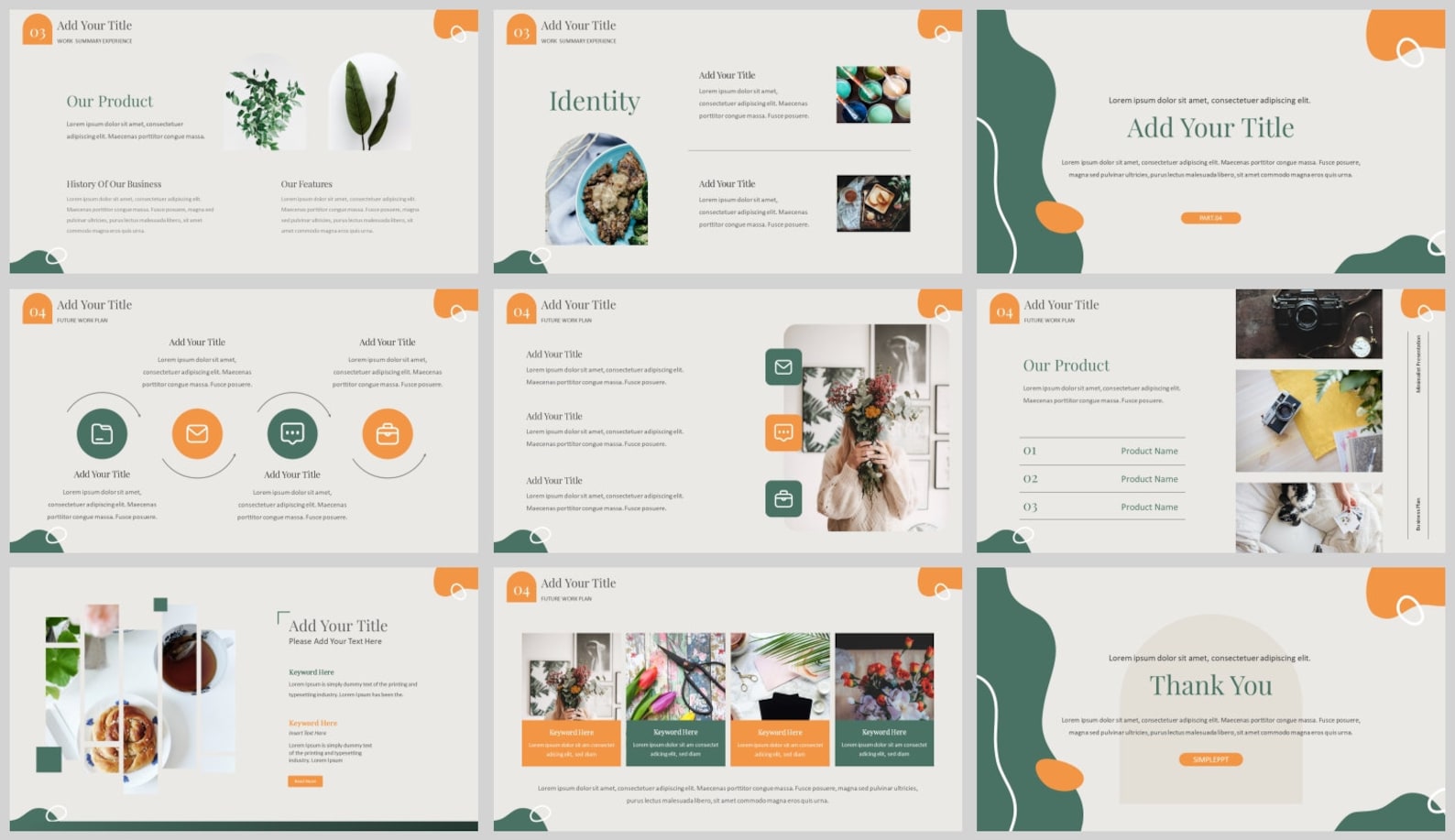 Minimal Modern Clean Powerpoint Template - Etsy