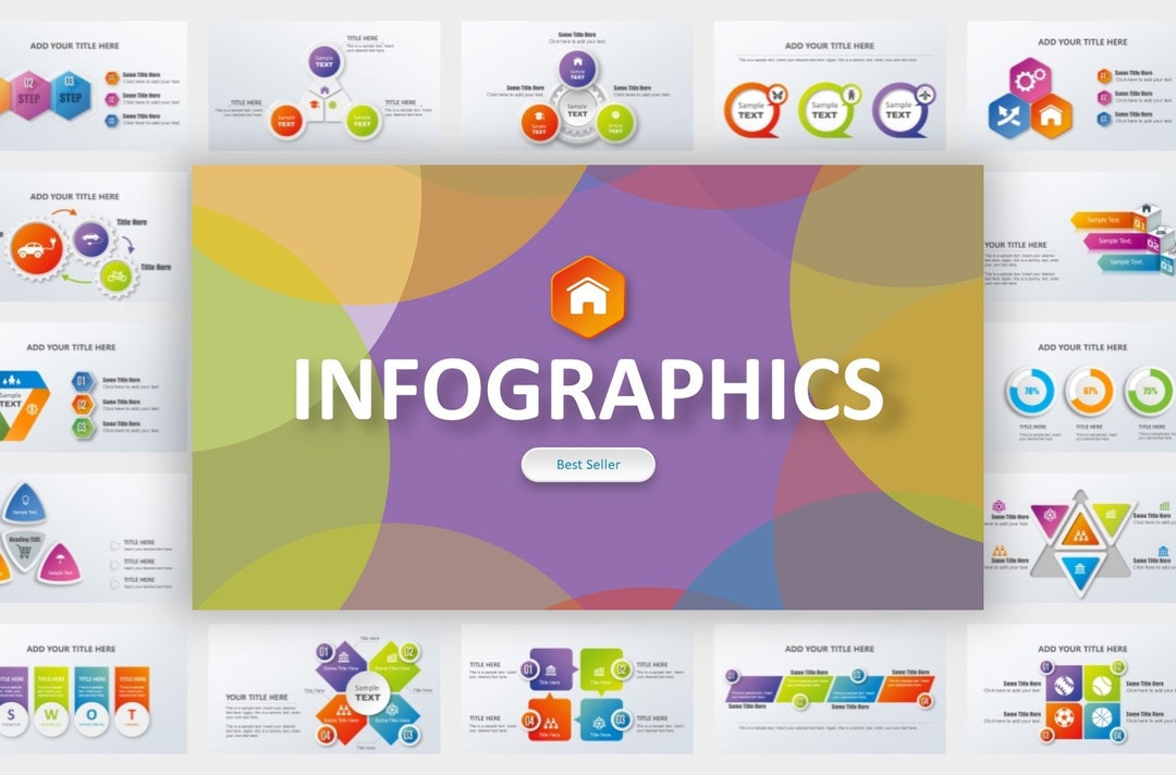 Powerpoint Infographics Slides【season 04】 - Etsy