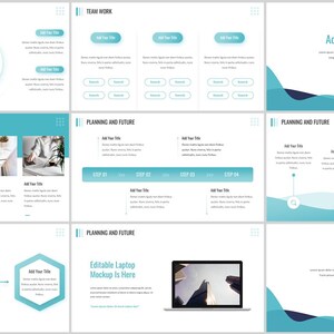Minimal Work Summary Powerpoint Template - Etsy
