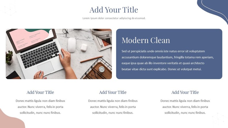 Minimal Modern Clean Report Powerpoint Template - Etsy