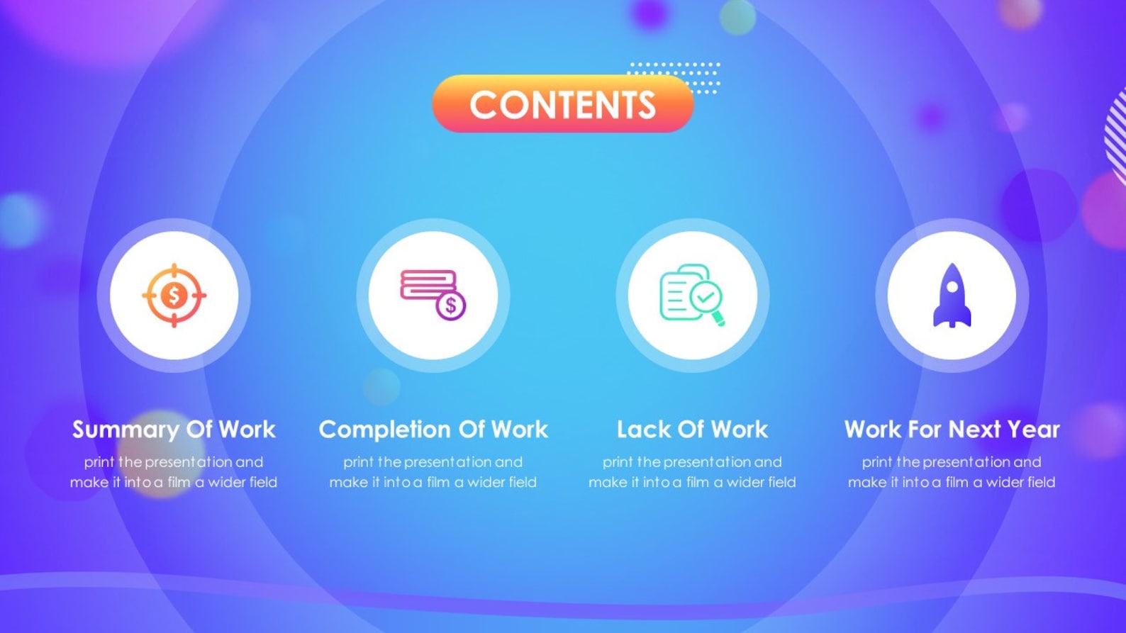 Creative Gradient Business Report Powerpoint Template - Etsy