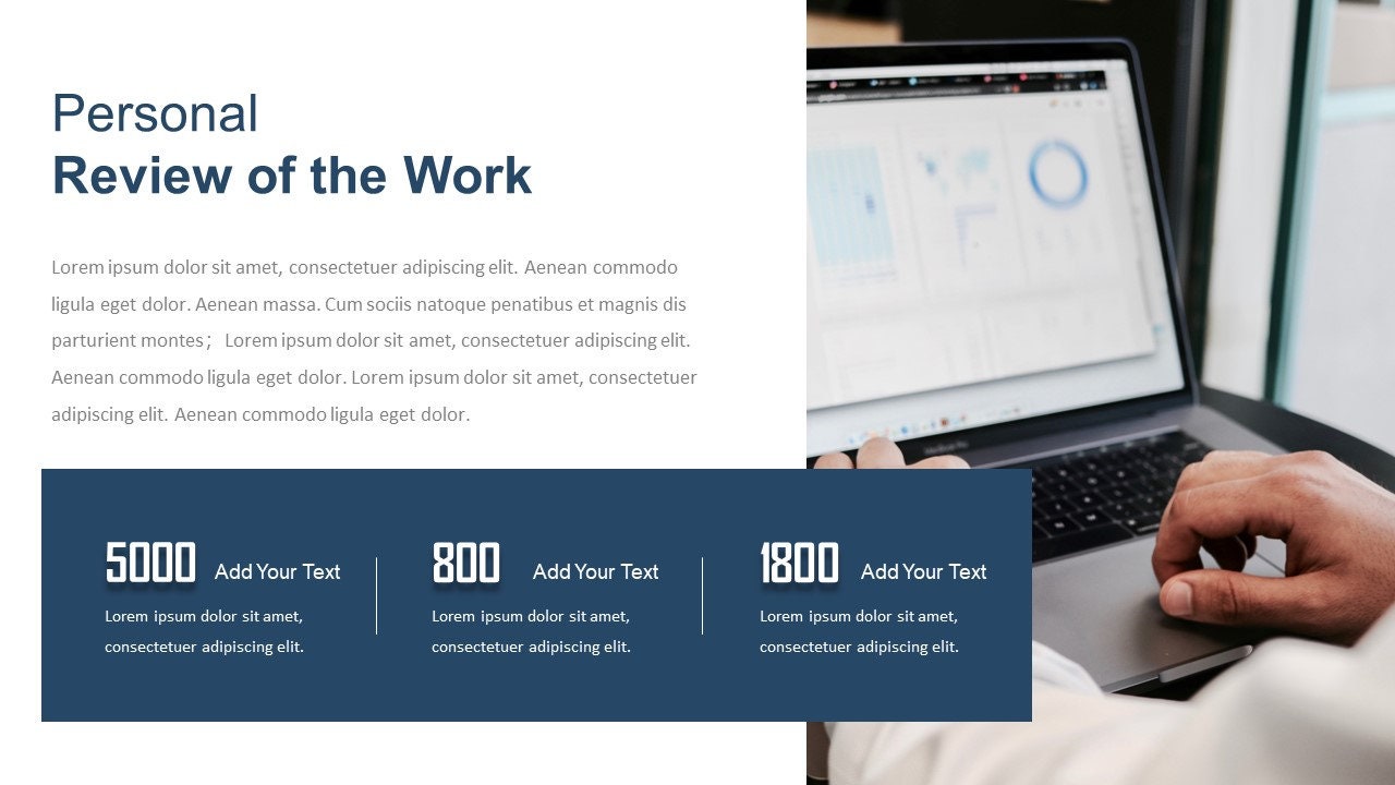 Minimal Work Summary Powerpoint Template - Etsy