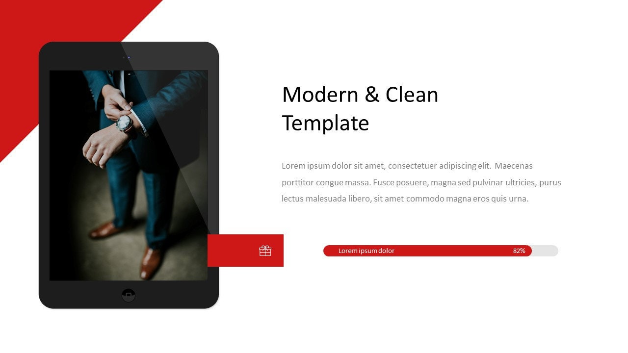 Red Minimal Business Template - Etsy