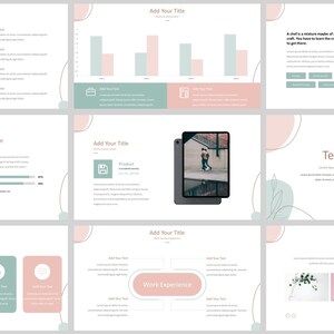 Minimal Modern Clean Powerpoint Template - Etsy Canada