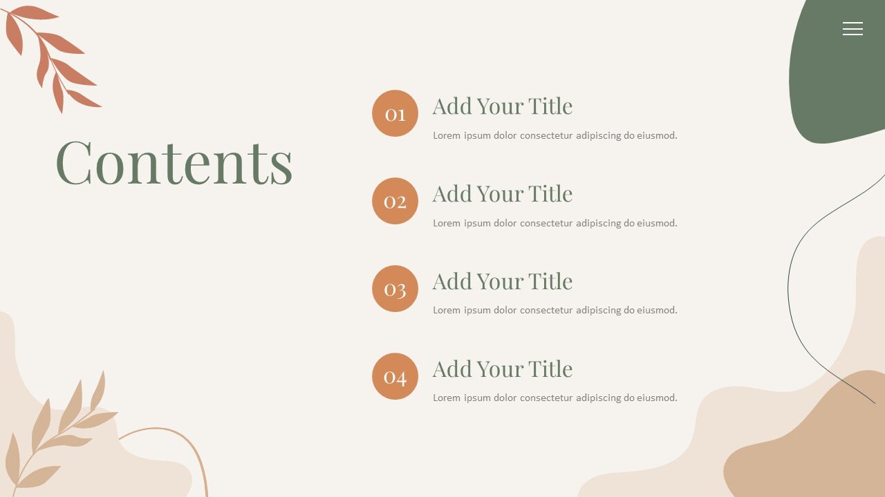Minimal Modern Clean Style Powerpoint Template - Etsy