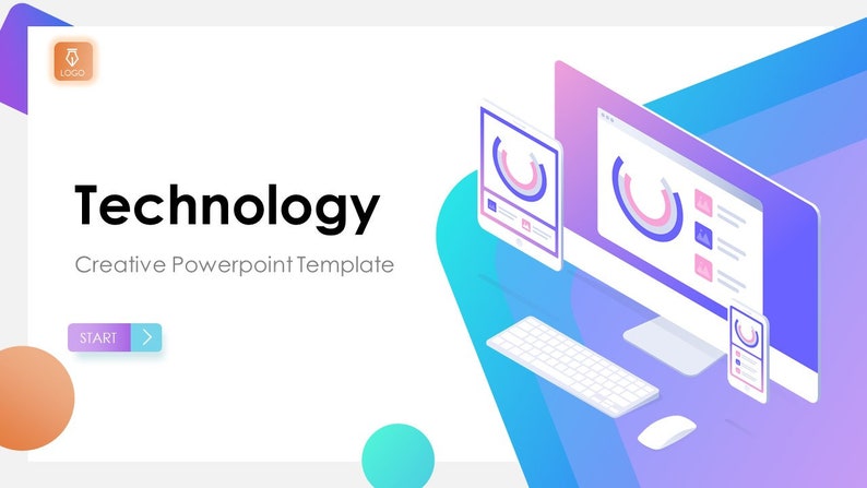 Modern Internet Office Technical Data Powerpoint Template - Etsy