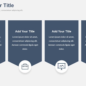 Minimal Blue Business Powerpoint Template - Etsy