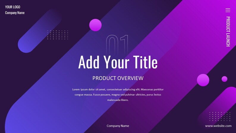 Modern Clean Technology Powerpoint Template - Etsy