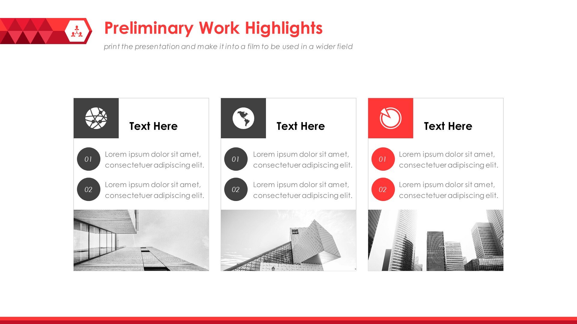 Red Minimal Business Report Template - Etsy