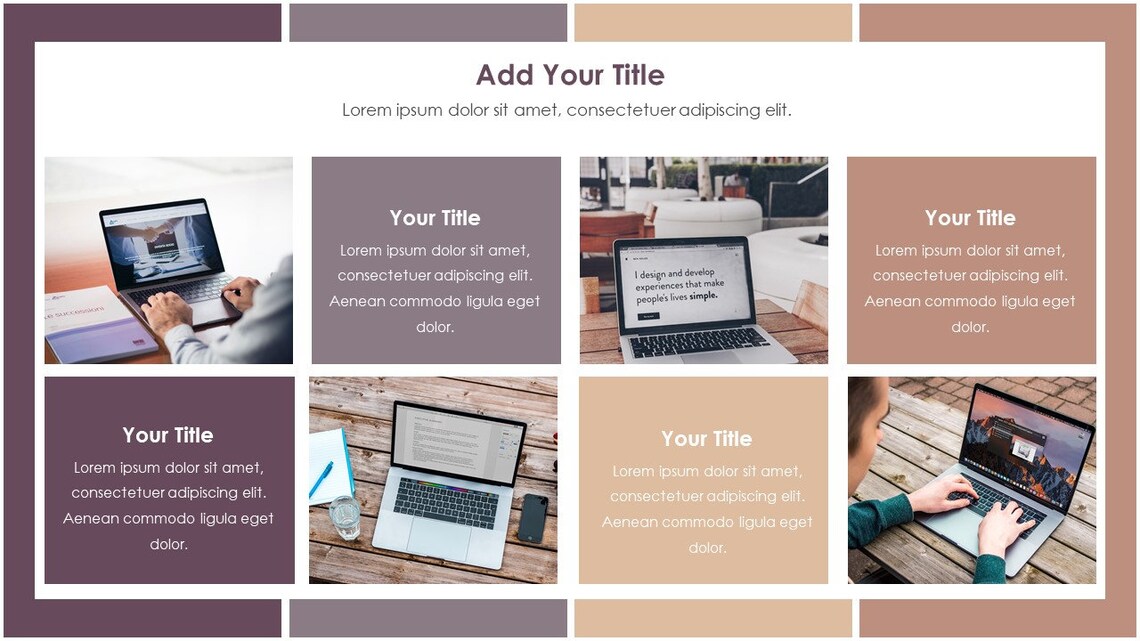 Minimal Work Summary Powerpoint Template - Etsy