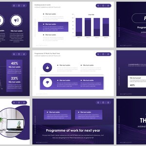 Minimal Internet Plan Report Template - Etsy