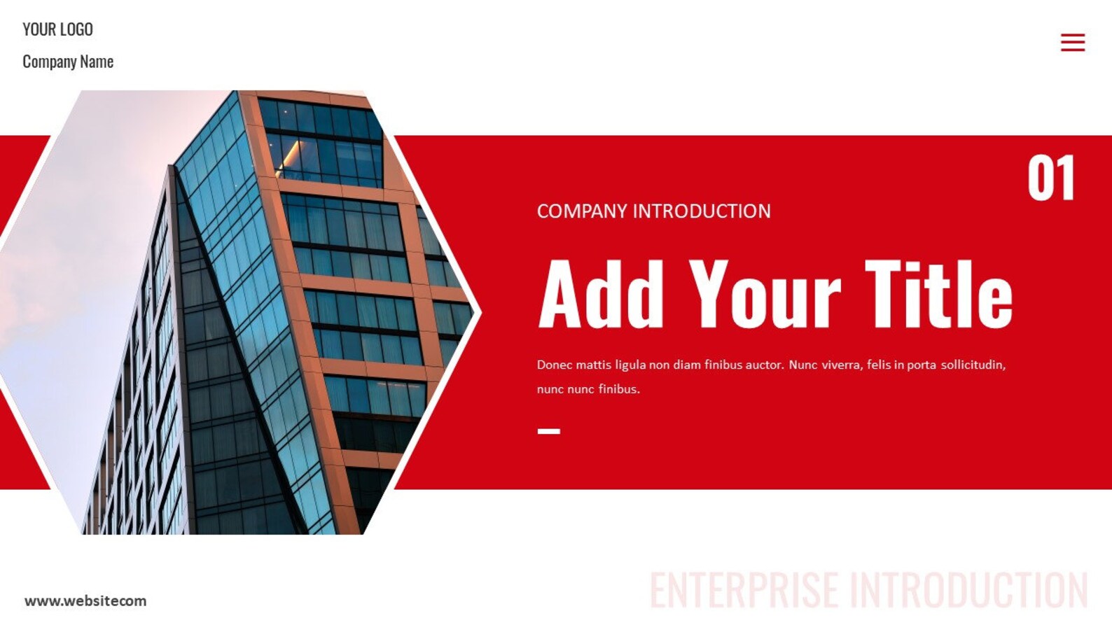Modern Enterprise Introduction Business Powerpoint Template - Etsy