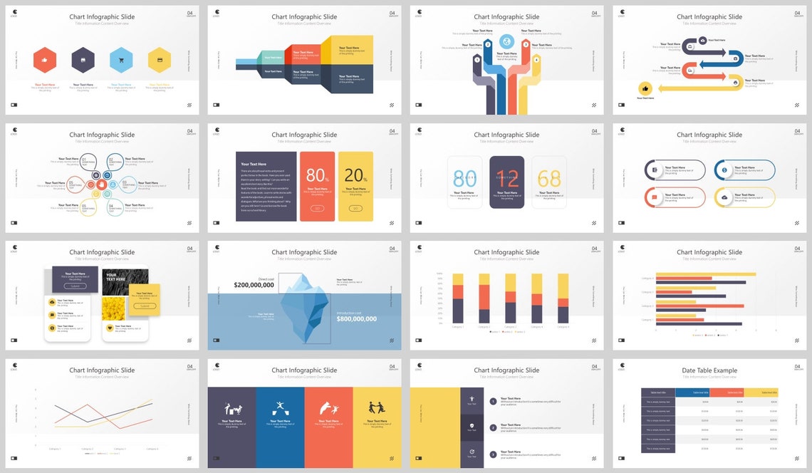 Simple & Modern Business Powerpoint Templateseason 01 - Etsy