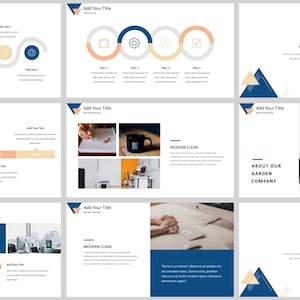 Minimal Modern Clean Powerpoint Template - Etsy