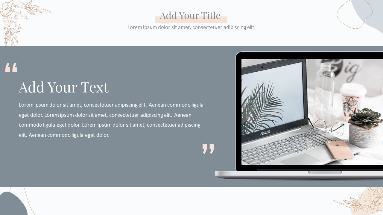 Minimal Magazine Style Report Powerpoint Template - Etsy