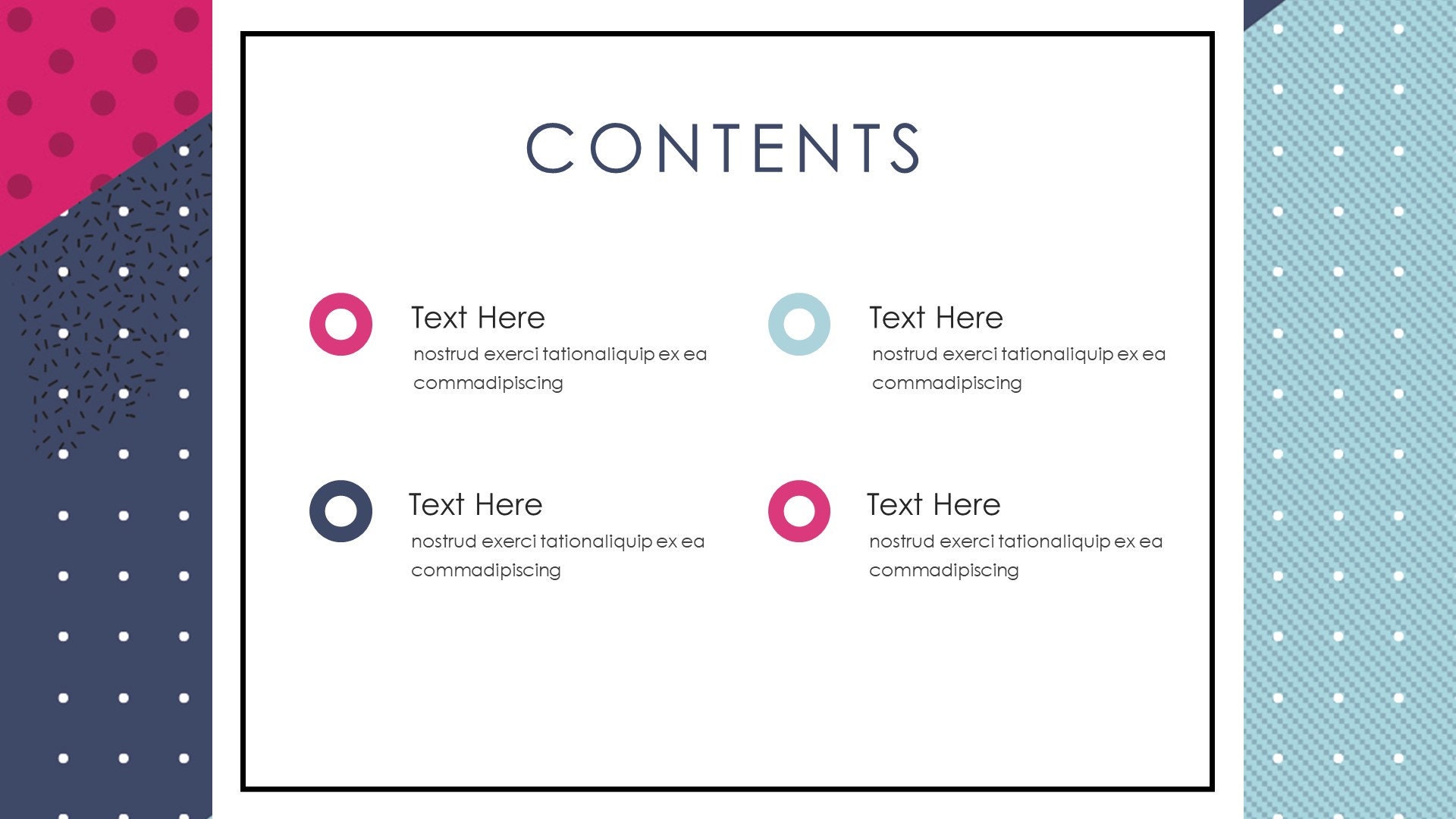 Memphis Style Minimal Powerpoint Template - Etsy