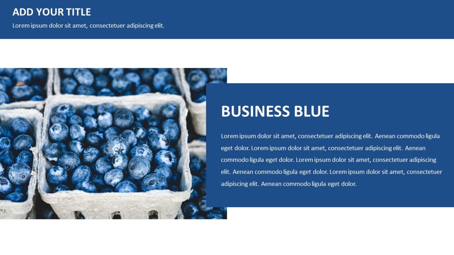 Minimal Blue Business Powerpoint Template - Etsy