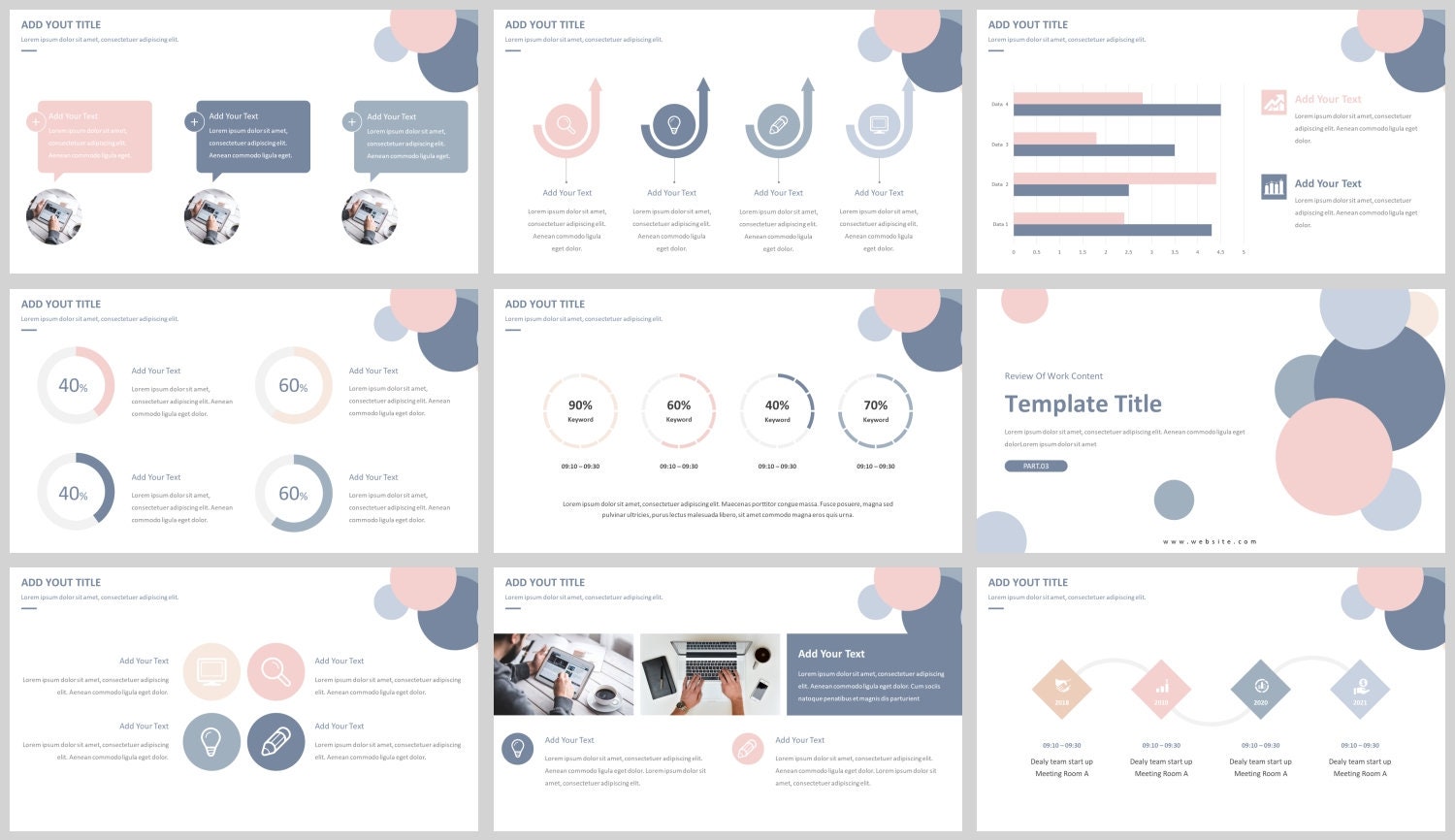 Minimal Magazine Style Work Report Template - Etsy