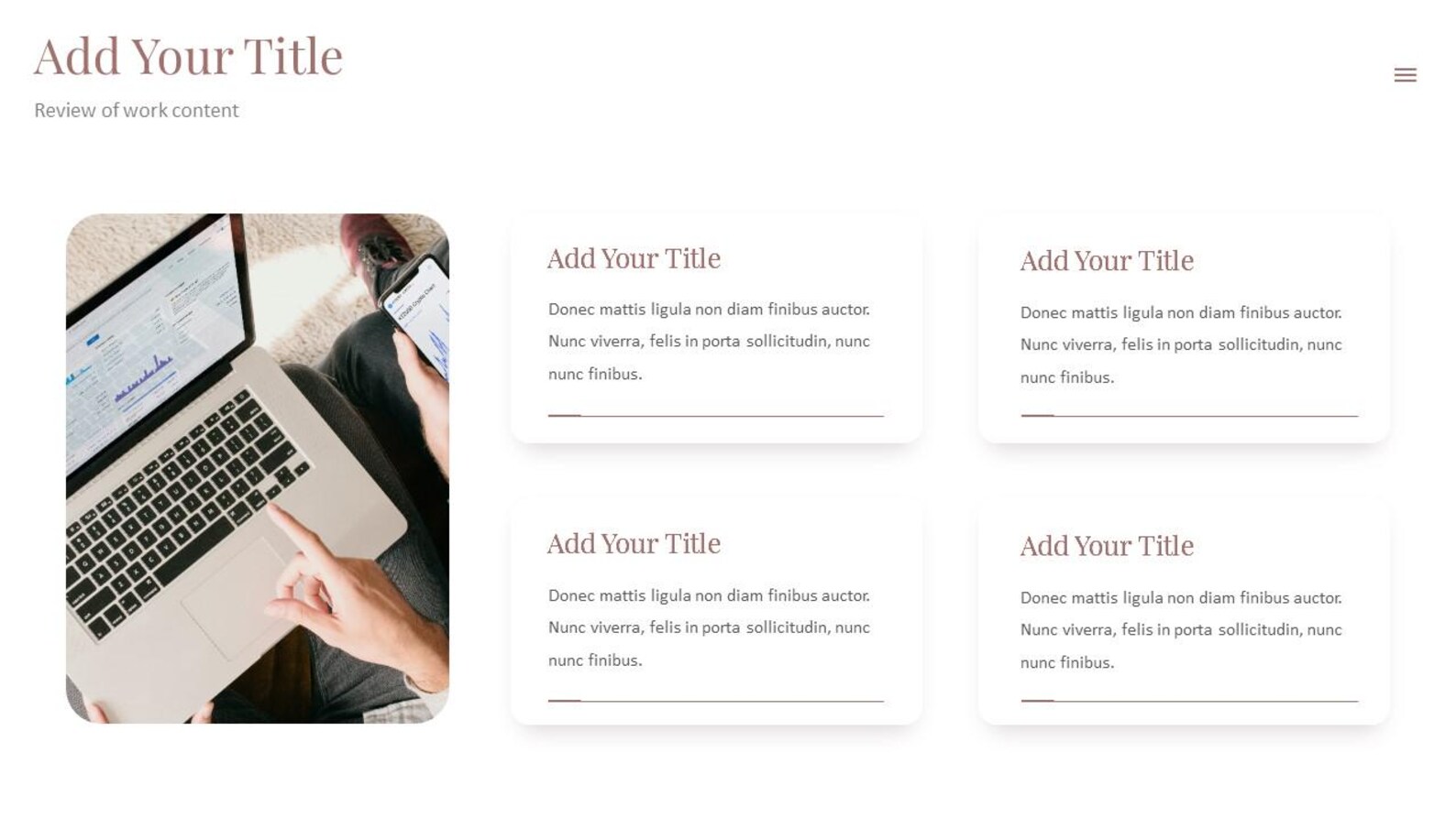 Minimal Retro Work Report Powerpoint Template - Etsy