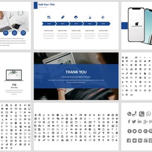 Minimal Modern Clean Business Powerpoint Template - Etsy