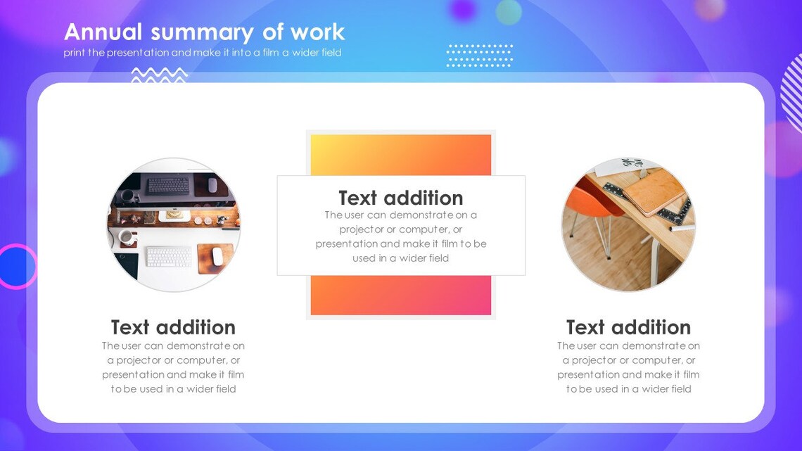 Creative Gradient Business Report Powerpoint Template | Etsy
