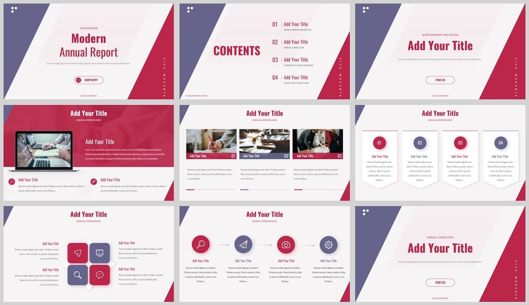 Minimal Modern Clean Business Powerpoint Template - Etsy