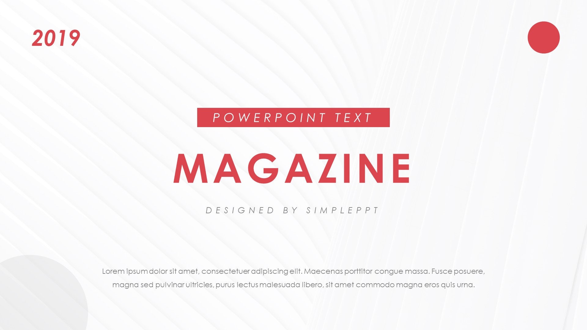 Minimal Magazine Style Powerpoint Template - Etsy