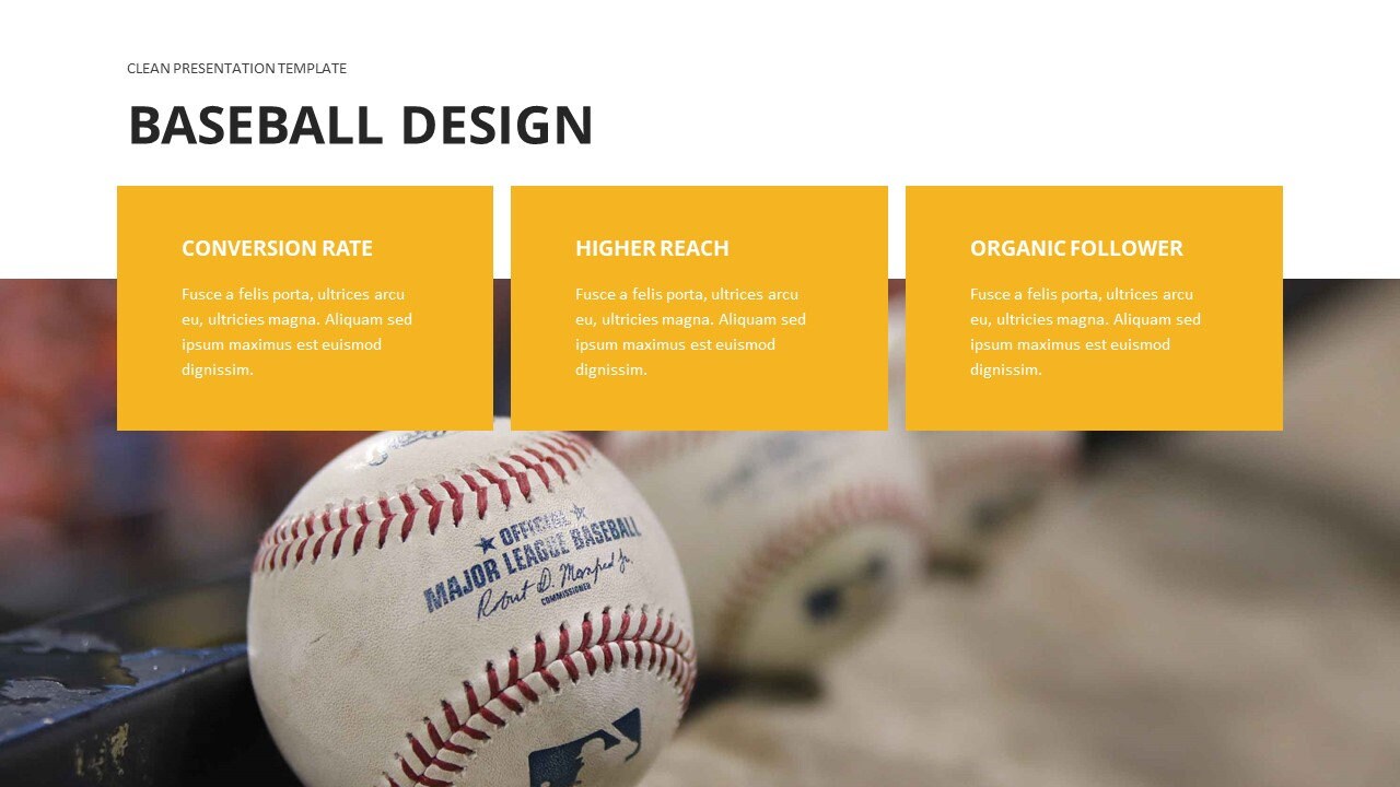 Free Baseball Powerpoint Template