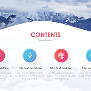 Creative Gradient Business Report Powerpoint Template02 - Etsy