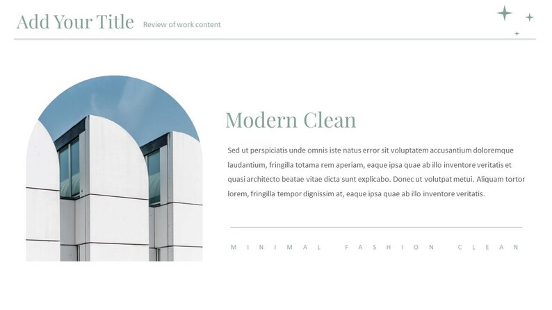 Minimal Modern Clean Report Powerpoint Template - Etsy