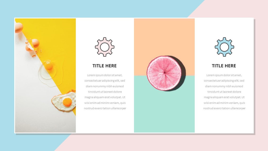 Minimal Modern Clean Style Powerpoint Template | Etsy