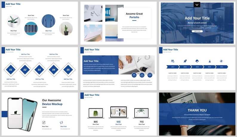 Minimal Modern Clean Business Powerpoint Template - Etsy