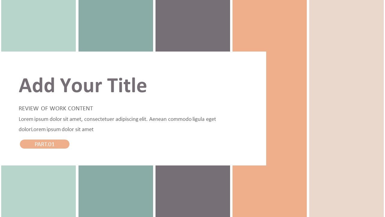 Minimal Work Summary Powerpoint Template - Etsy