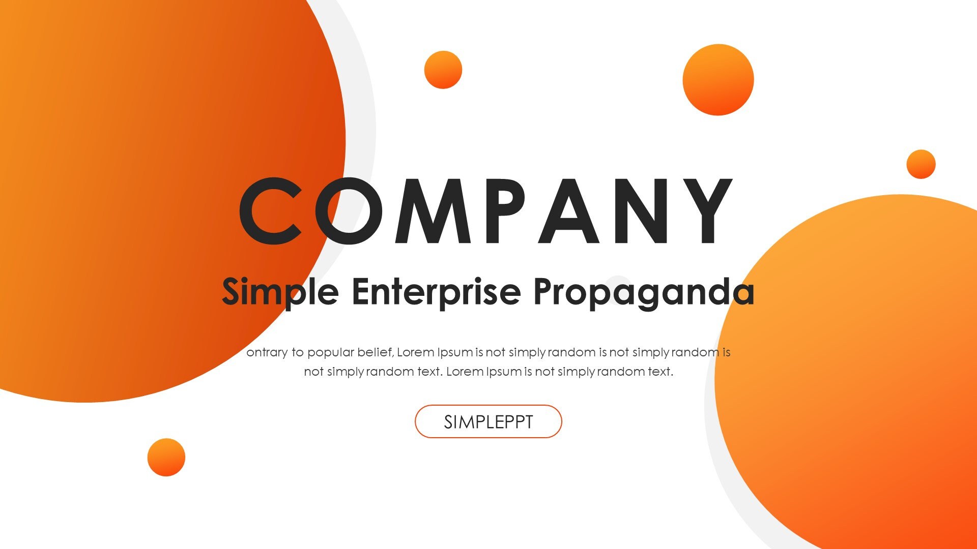 Simple Enterprise Propaganda Template - Etsy