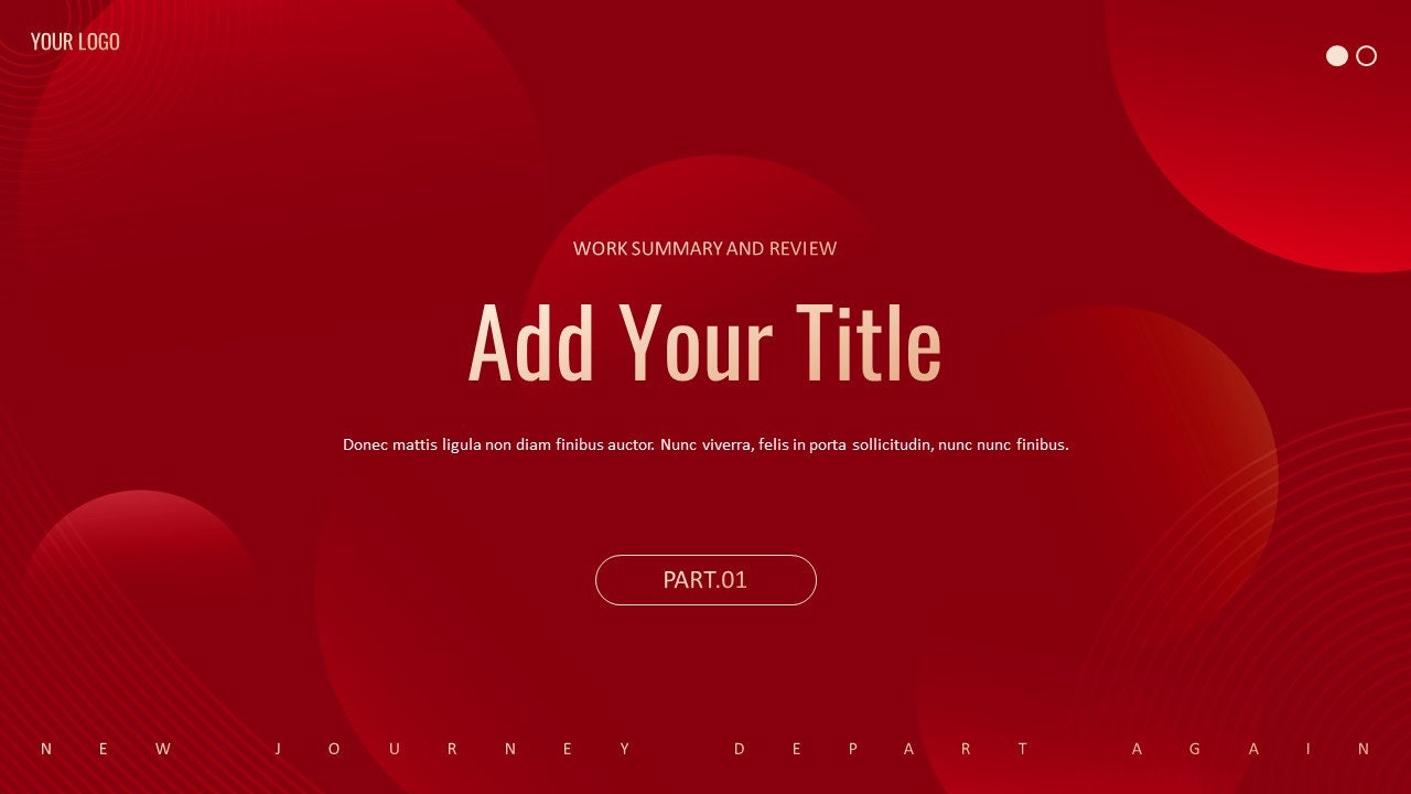 Minimal Red Business Powerpoint Template - Etsy