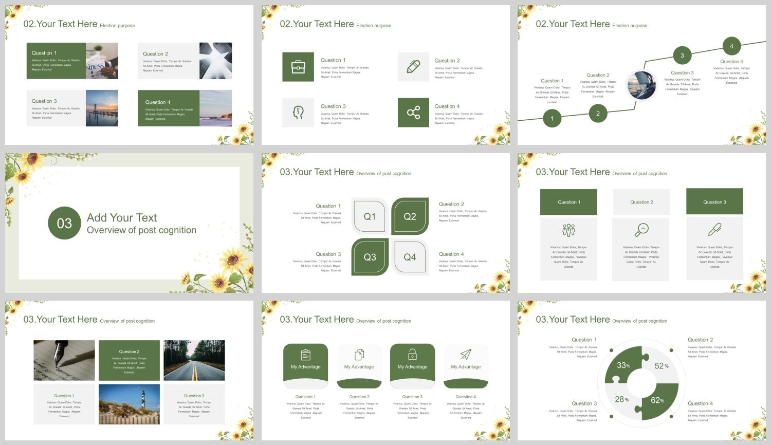 Minimal Job Competition Powerpoint Template - Etsy