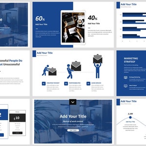 Minimal Modern Clean Business Powerpoint Template - Etsy
