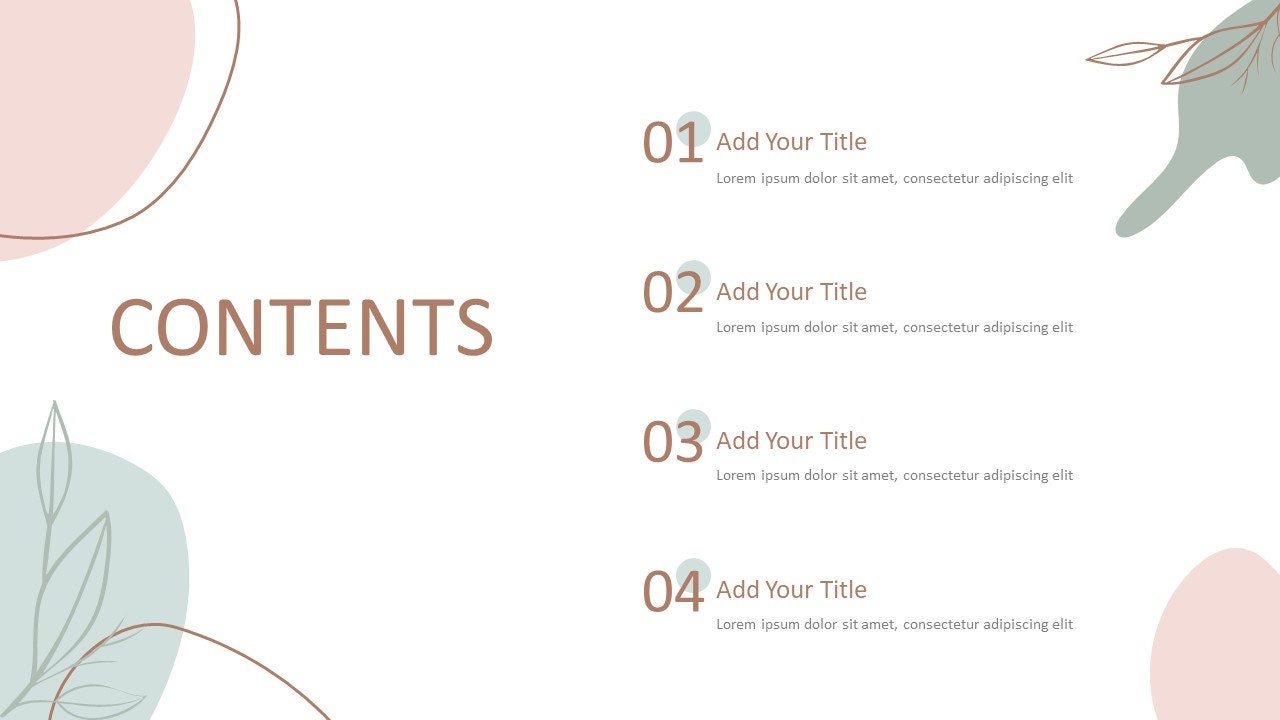 Minimal Modern Clean Powerpoint Template - Etsy Canada