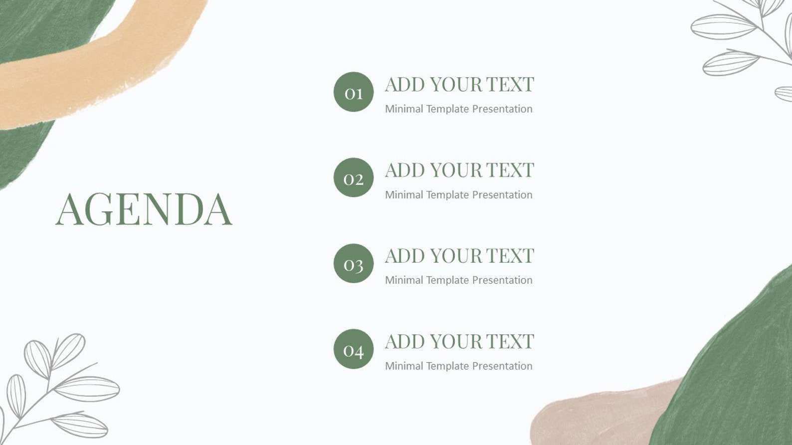 Minimal Modern Clean Style Powerpoint Template - Etsy