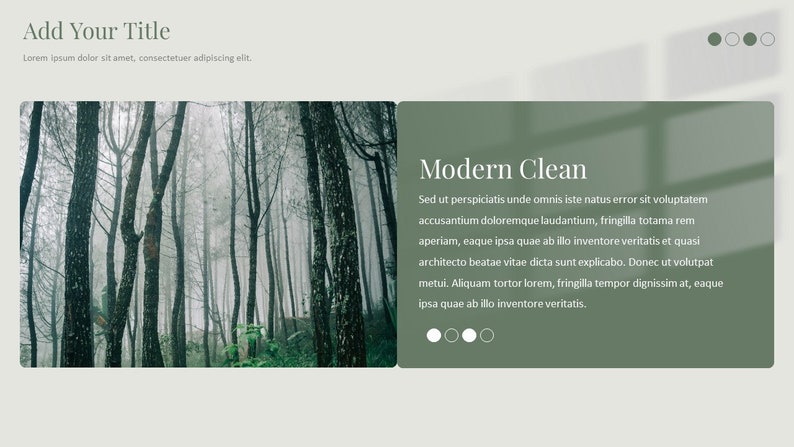 Minimal Modern Clean Report Powerpoint Template - Etsy